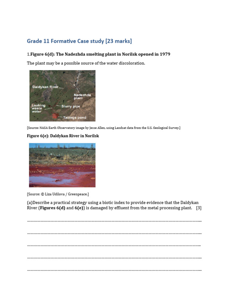Grade 11 Formative Case Study | PDF | Tropical Cyclones | Environment
