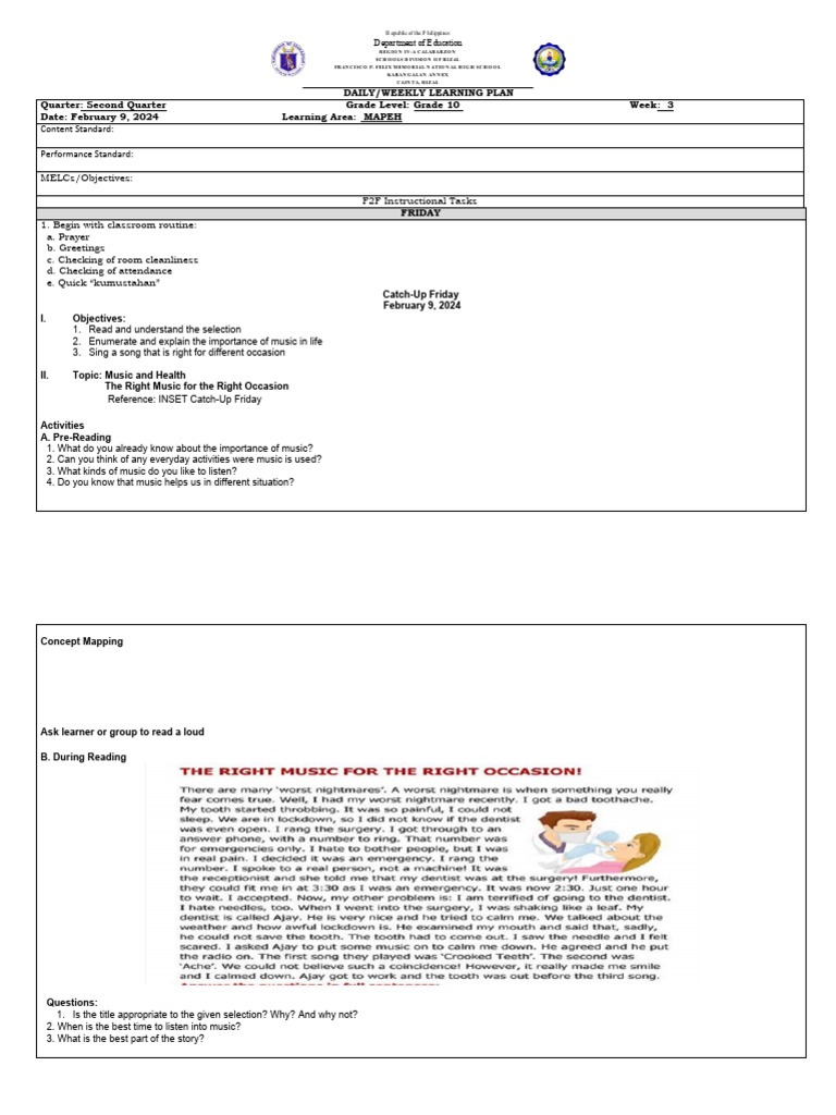 Catch Up Friday | PDF | Learning | Cognitive Science