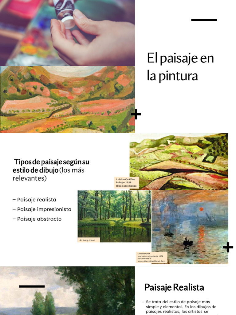 Tipos de Paisajes en la Pintura | PDF | Pintura de paisaje | Paisaje