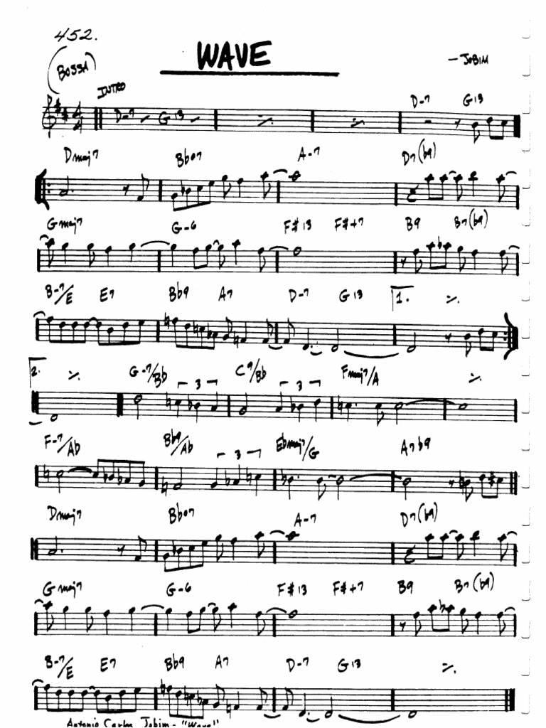 Wave (Realbook) | PDF