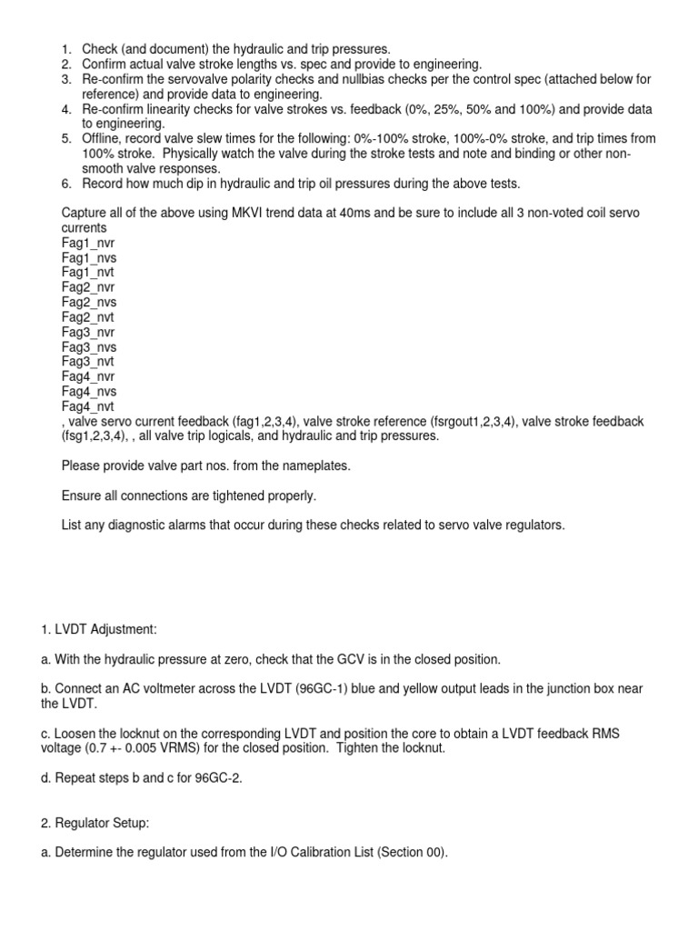 Gas Control Valve Calibration Guide | PDF | Valve | Calibration