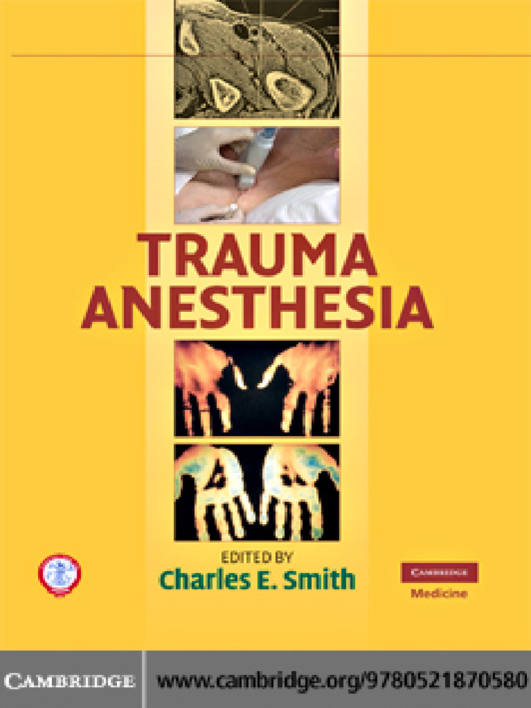 Charles Smith - Trauma Anesthesia (2008) | PDF | Injury | Clinical Medicine