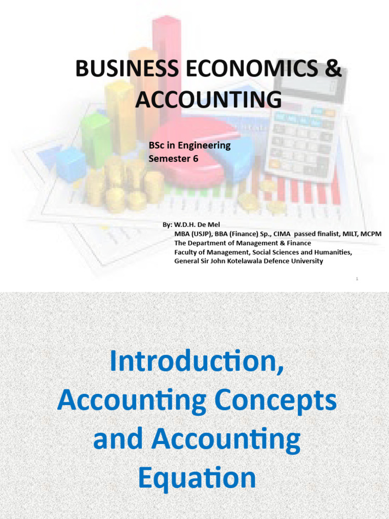 Intro, Accounting Conecpts and Equation | PDF | Equity (Finance ...