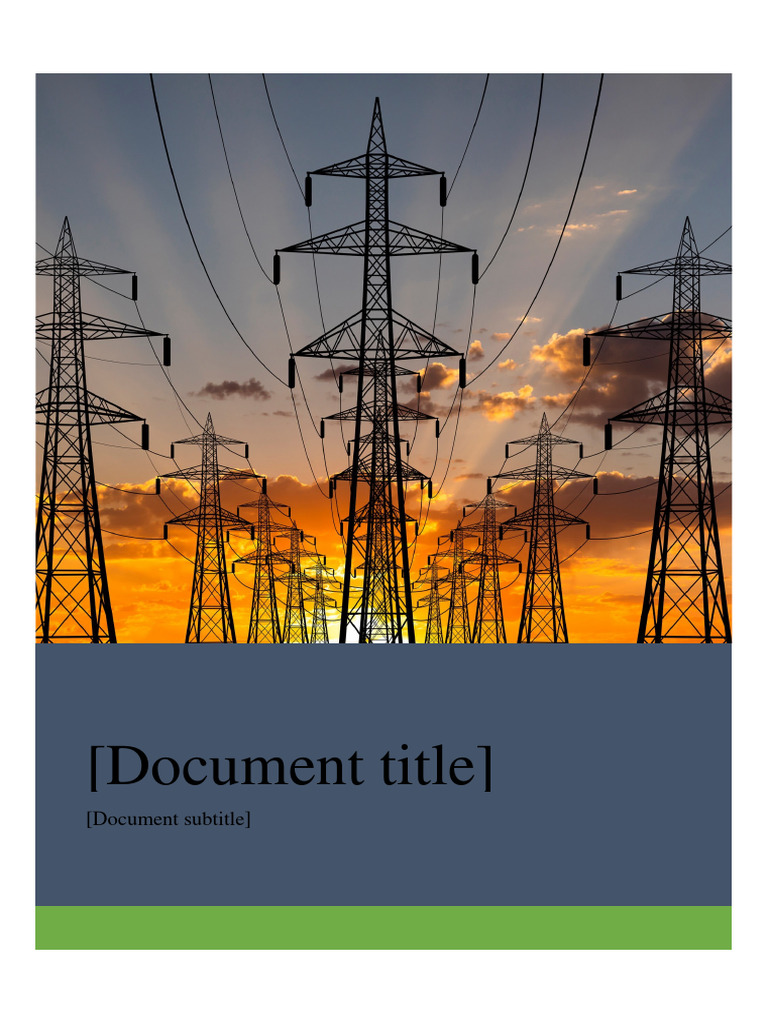 Project Report Substation 2 GZB | PDF | Electric Power | Power (Physics)