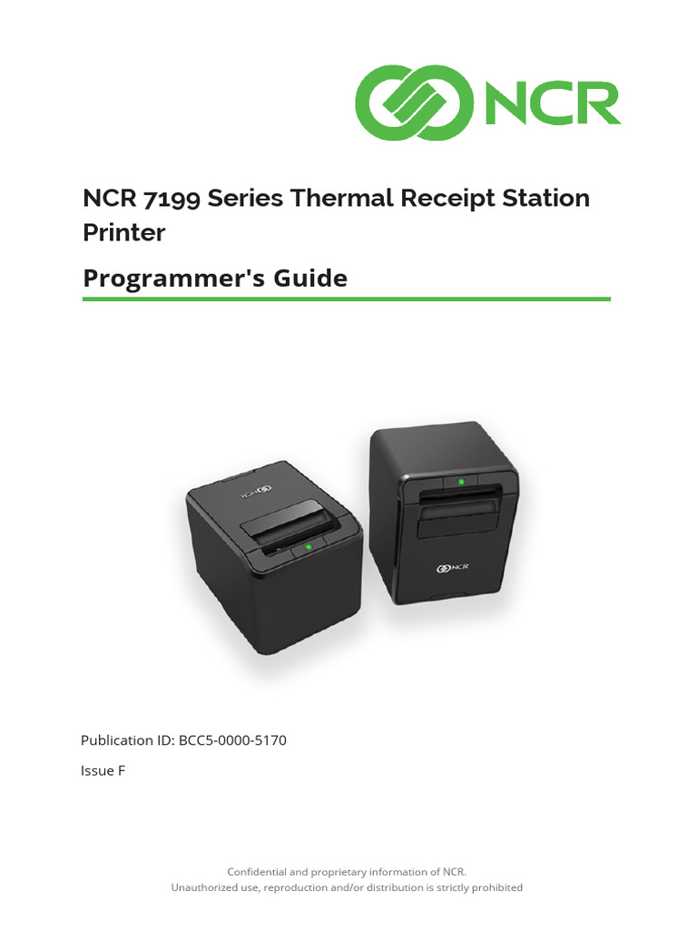 7199 Programmers Guide 5170 | PDF | Printer (Computing) | Computer Data Storage