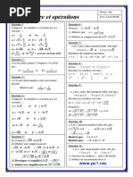 Exercices d'équations 1AC corrigés | PDF