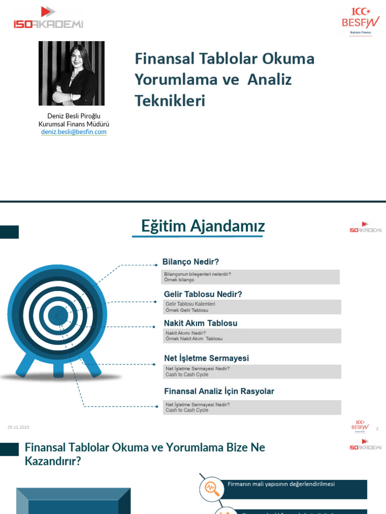 Finansal Tabloları Yorumlama Ve Analiz | PDF