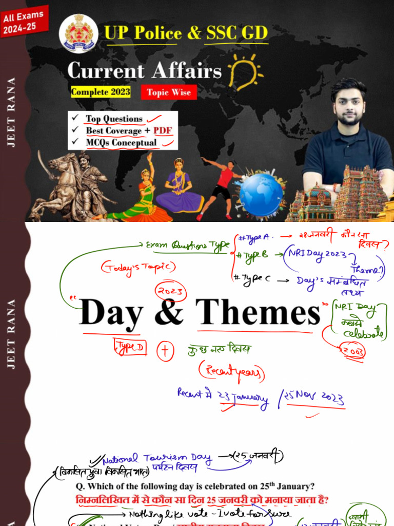 05.00pm YouTube Jeet Rana Sir Static GK UPP & GD 5th - Feb | PDF