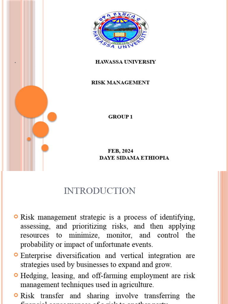 Risk PPT | PDF | Risk | Risk Management