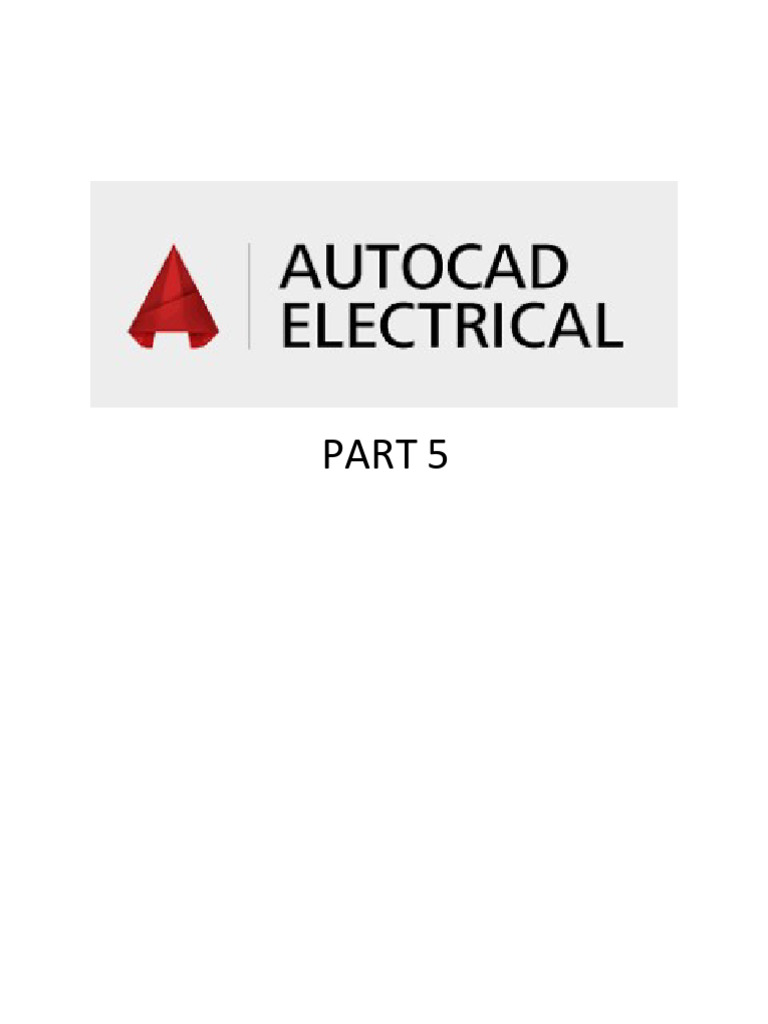 AutoCAD Electrical Shortcuts Guide | PDF