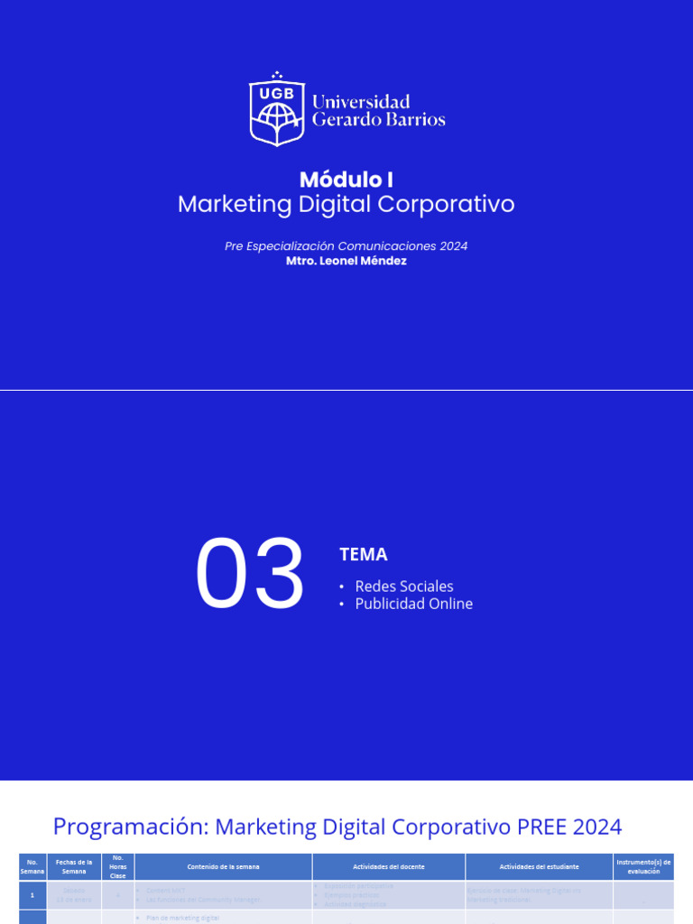 m1 Clase 3 MKD Ene24 - Web-1 | PDF | Marketing de motores de búsqueda | Marketing