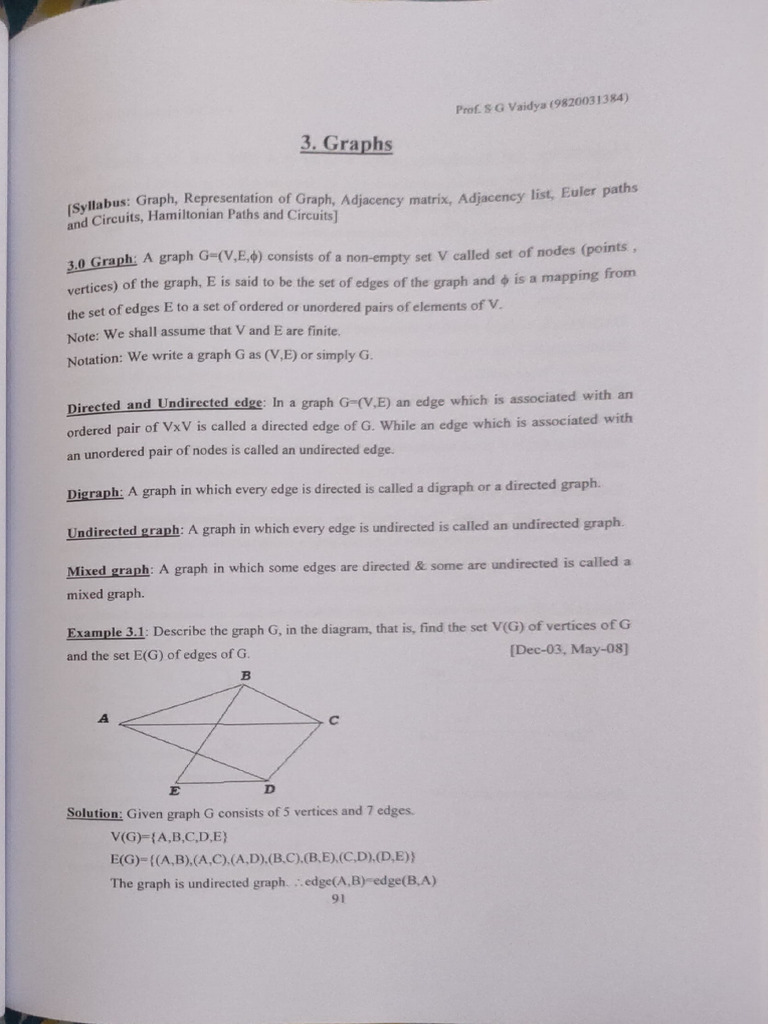 DM_CHAPTER_3_GRAPHS | PDF