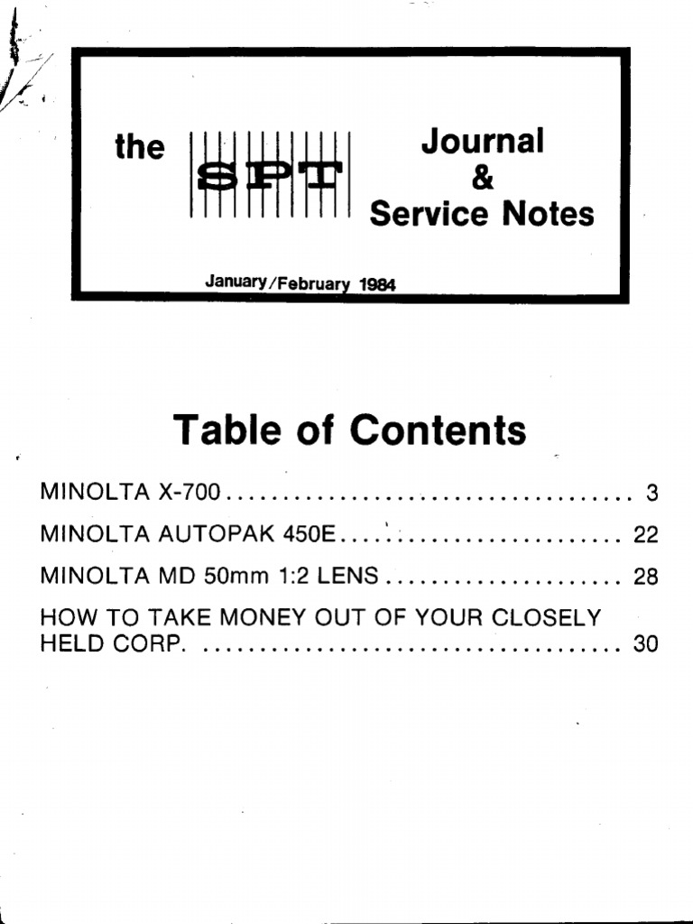 SPT January February 1984 | PDF