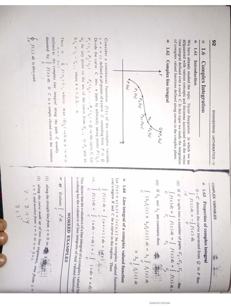 Complex Integrals | PDF