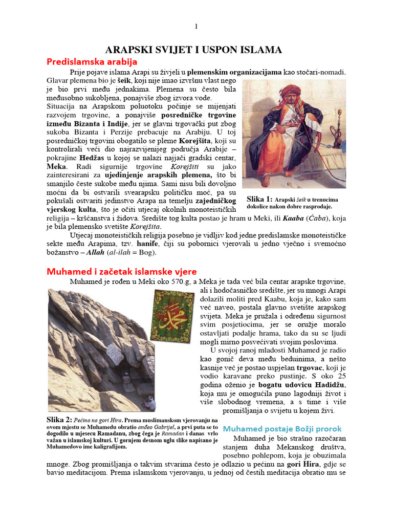 Lekcija 07 - Arapi I Islam | PDF