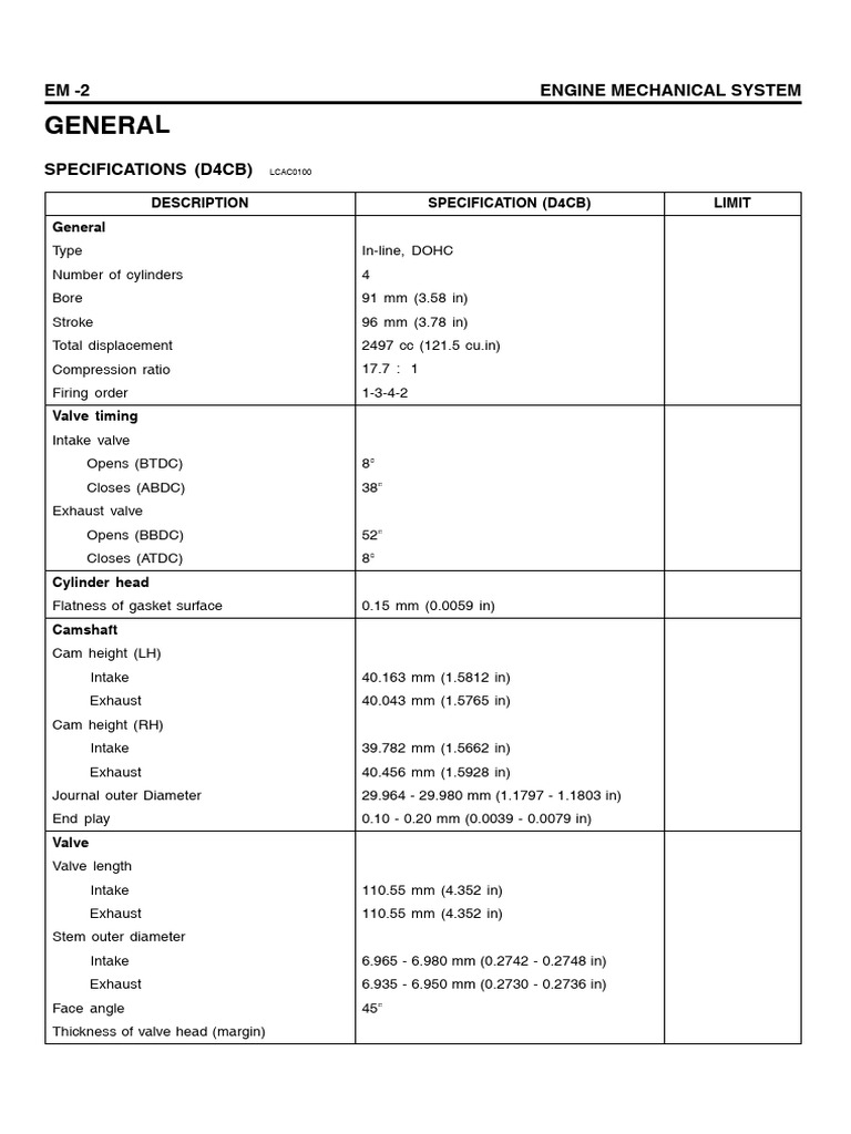 Engine Mechanical System | PDF | Piston | Vehicle Technology