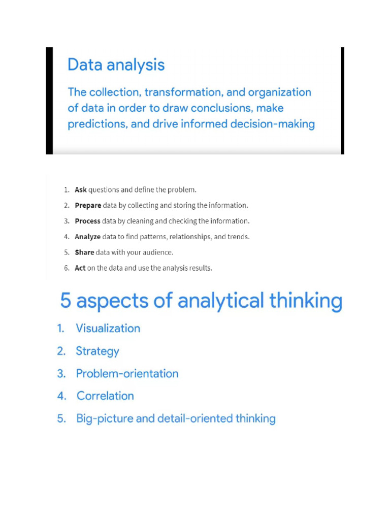 Data Analysis Terms and Definitions | PDF