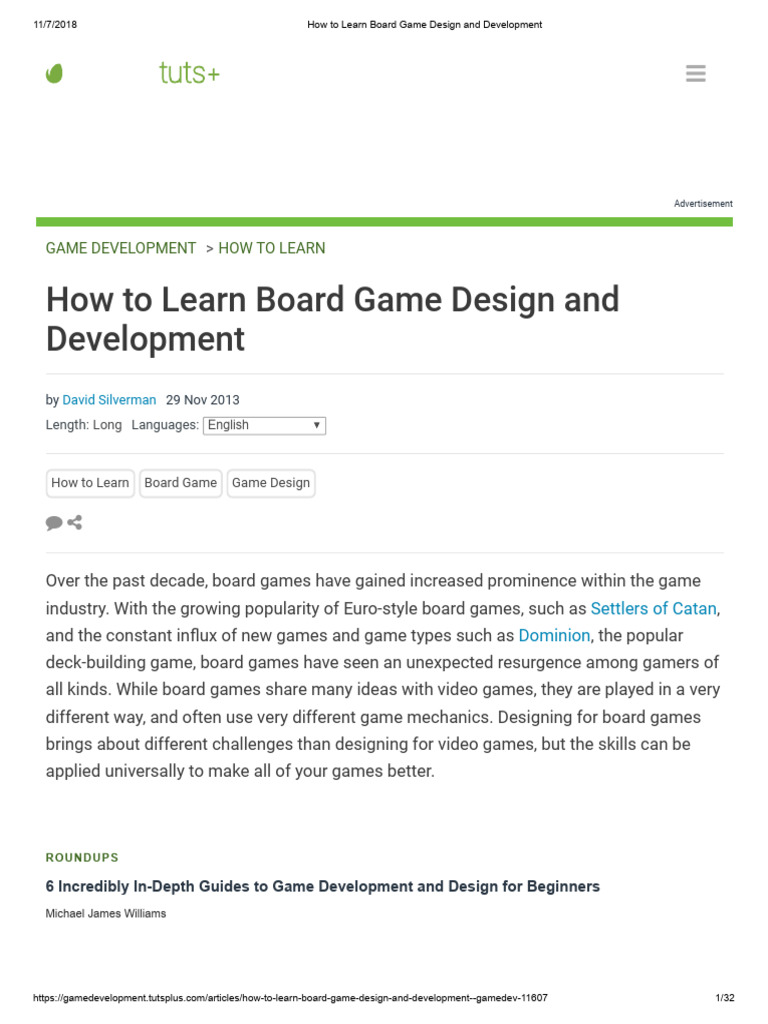 Board Game Design and Development Guide | PDF | Concept | Entertainment