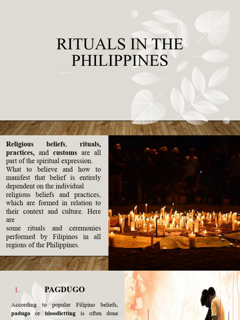 Group 3 Rituals in the Philippines | PDF | Penance | Philippines