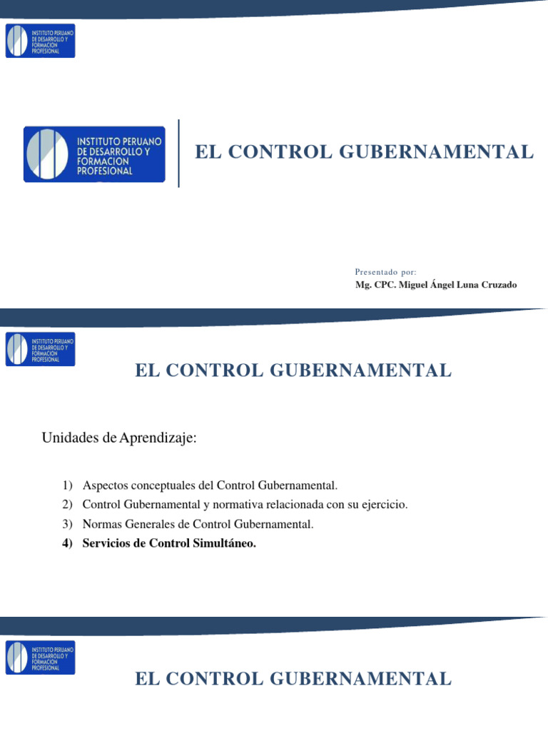 Guía del Control Concurrente Gubernamental | PDF | Planificación