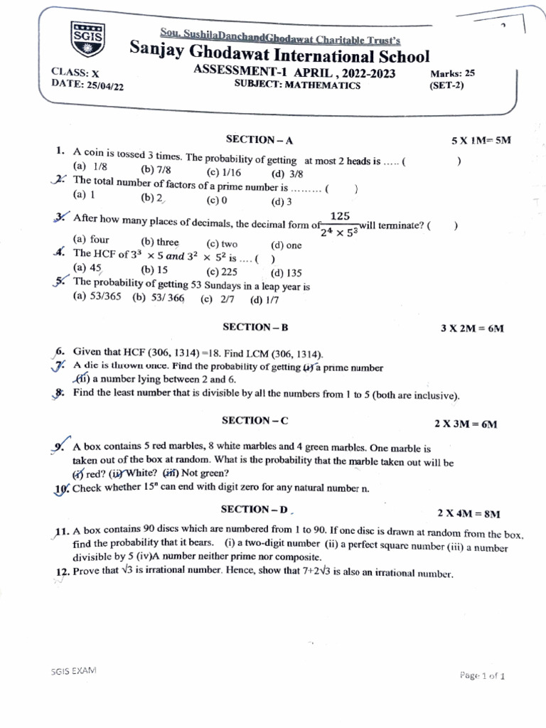 Math All Papers | Download Free PDF | Equations | Quadratic Equation