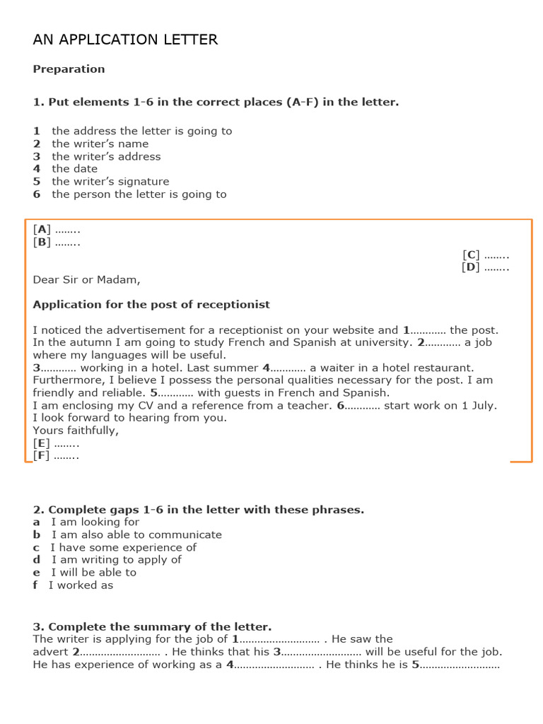 JPB Application Letter Guide | PDF | Communication | Human Communication