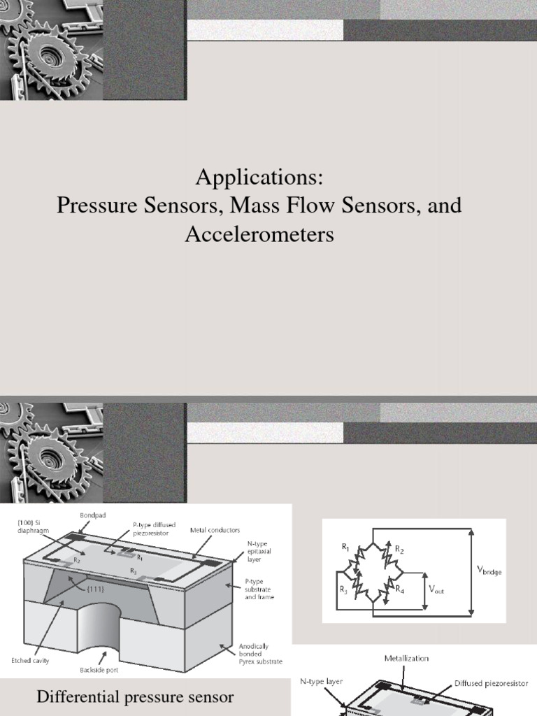 Pressure Sensors | PDF | Accelerometer | Capacitor