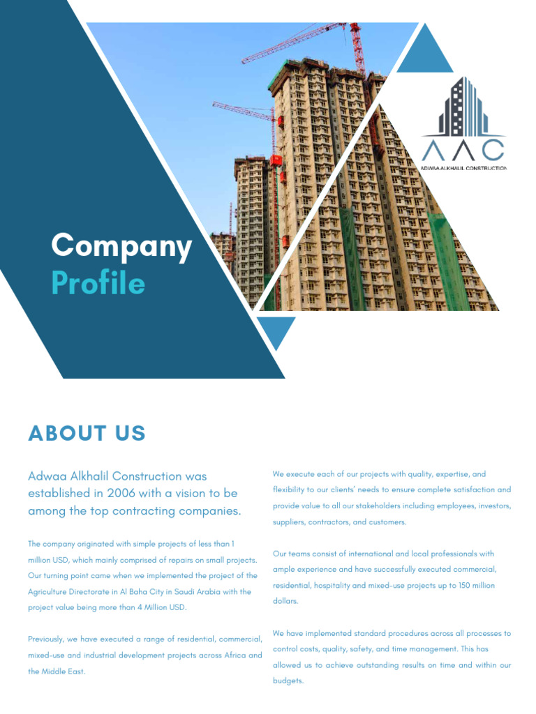 AAC Company Profile Compressed | Download Free PDF | Economies | Business