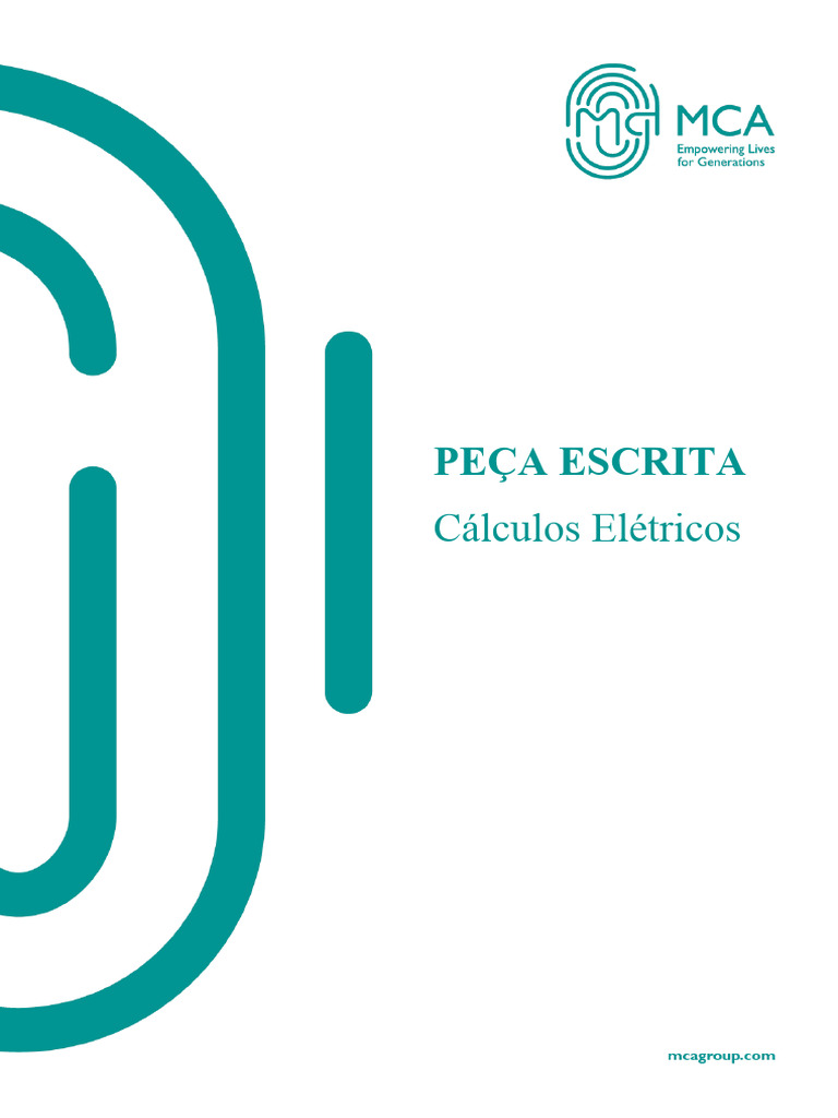Mca Sol Cui Ele Pe 085 00 Cálculo Electrico | PDF | Volt (tensão elétrica) | Potência (Física)