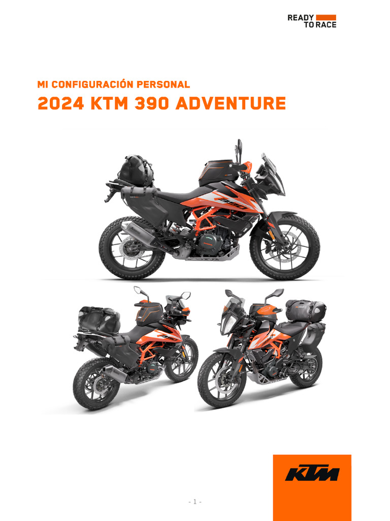 Configuration 2024 KTM 390 Adventure | PDF