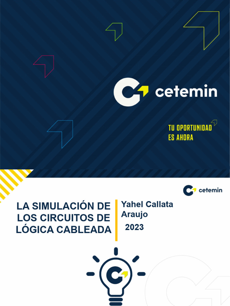 Ppt-Mei-La Simulación de Los Circuitos de Logica Cableada-S3 | PDF ...