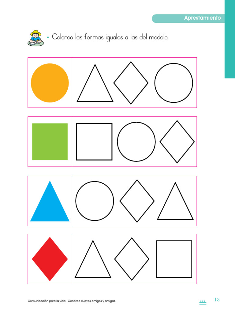 Dibujos de Aprestamiento para Niños | PDF