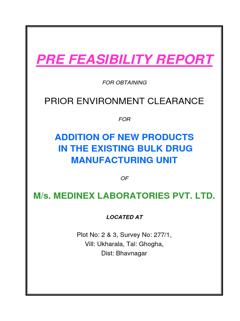 2 - Prefeasibility Study Report | PDF | Sewage Treatment | Waste Management