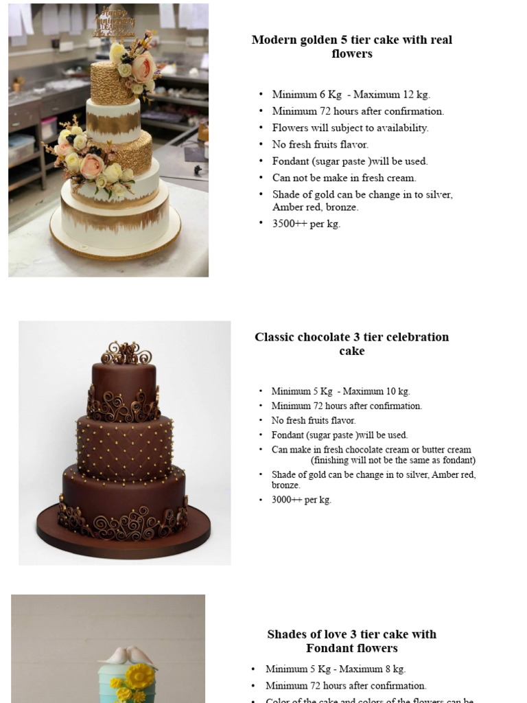 Ornamental Cake Catalog | PDF | Cakes | Chocolate