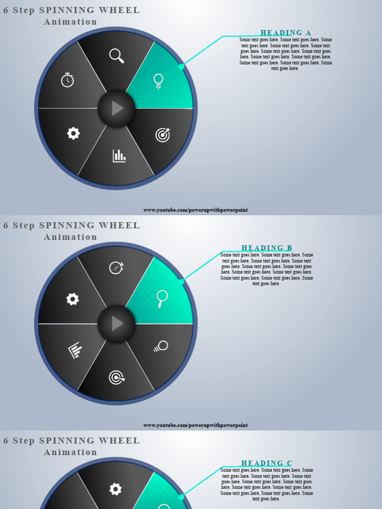 6.create 6 Step Spinning WHEEL Animation | PDF