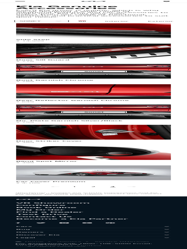 Kia Genuine Accessories Kia India Pdf