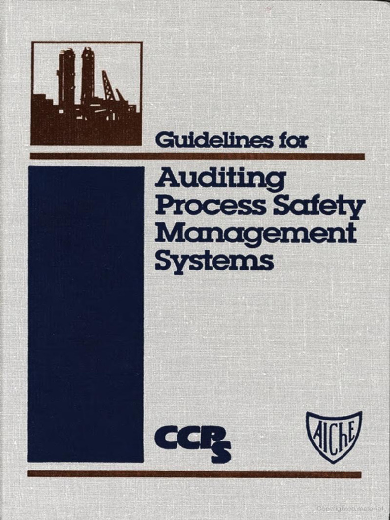 CCPS Guidelines For Auditing Process Safety Management Systems | PDF