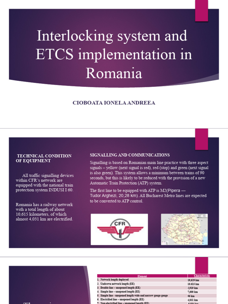Interlocking System and e ETCS Implementation in Romania | Download Free PDF | Rapid Transit ...