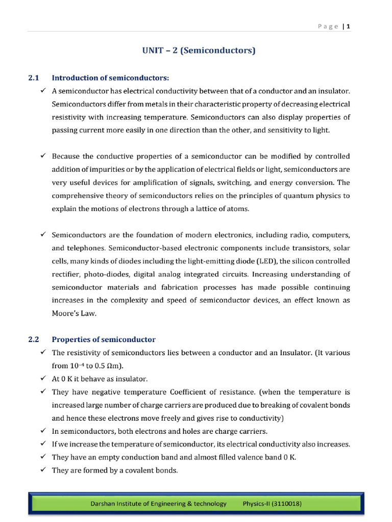 PHY2 GTU Study Material E-Notes Unit - 2 13032021080128AM | PDF