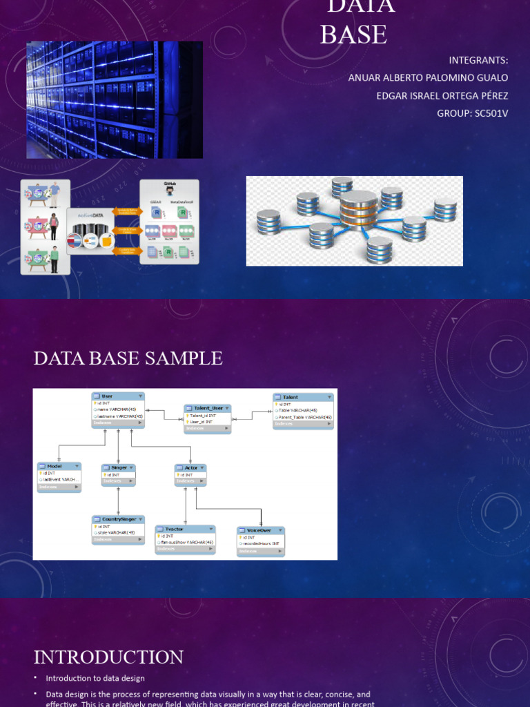 Exposicion Data Base | PDF | Data | Page Layout