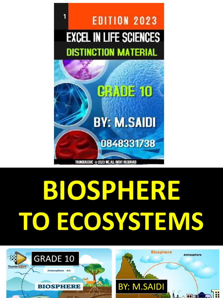 Grade 10 Life Sciences Book | PDF | Food Web | Ecosystem