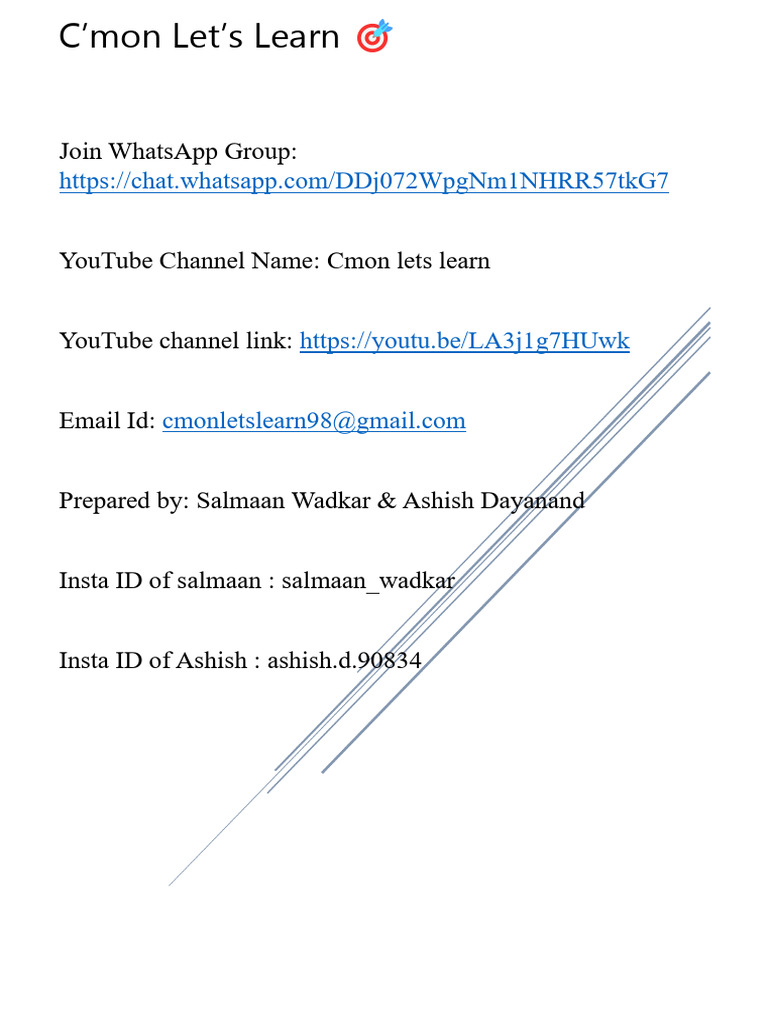 IMS Goa Question Bank | PDF