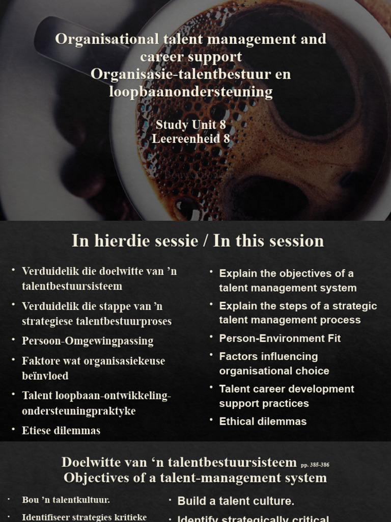 Study Unit 8_Leereenheid 8 | PDF