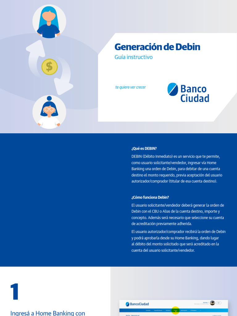 Generación de DEBIN | PDF