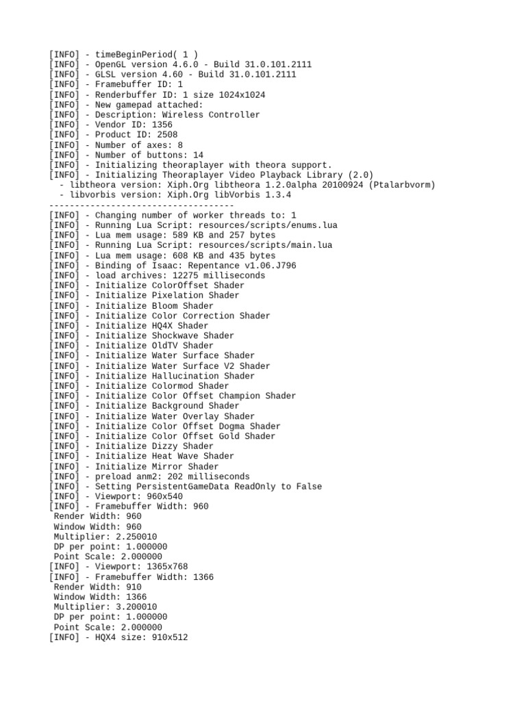 Log 11 | PDF | Shader | Computing
