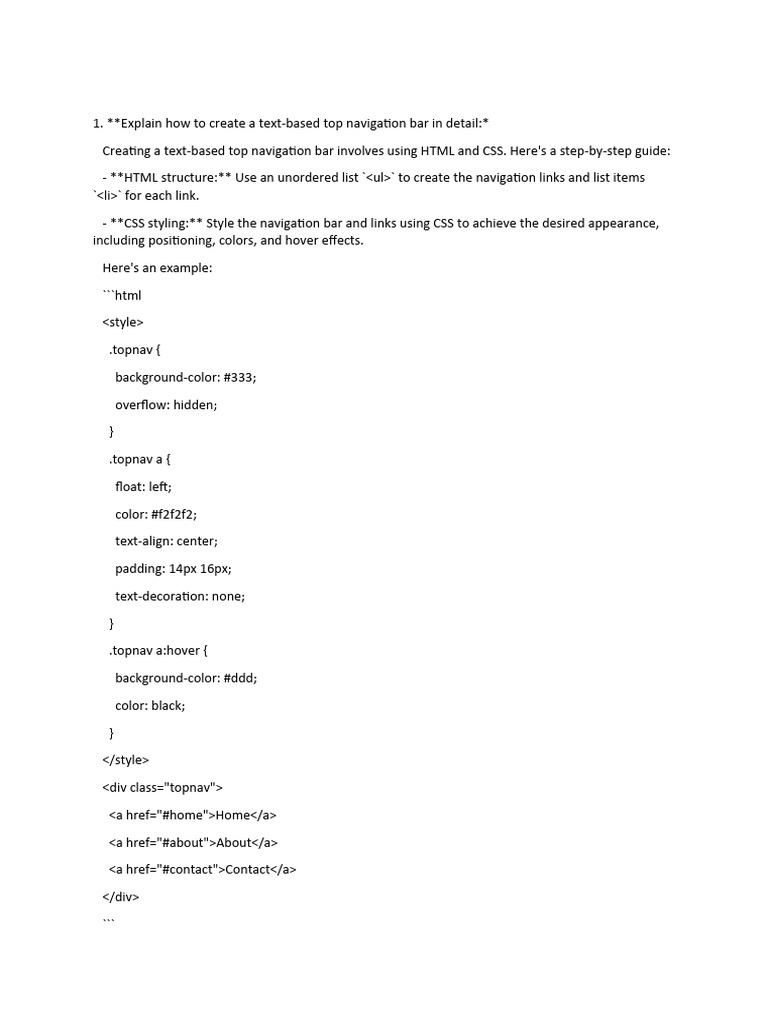 WAD NO 2 | PDF | Html Element | Html