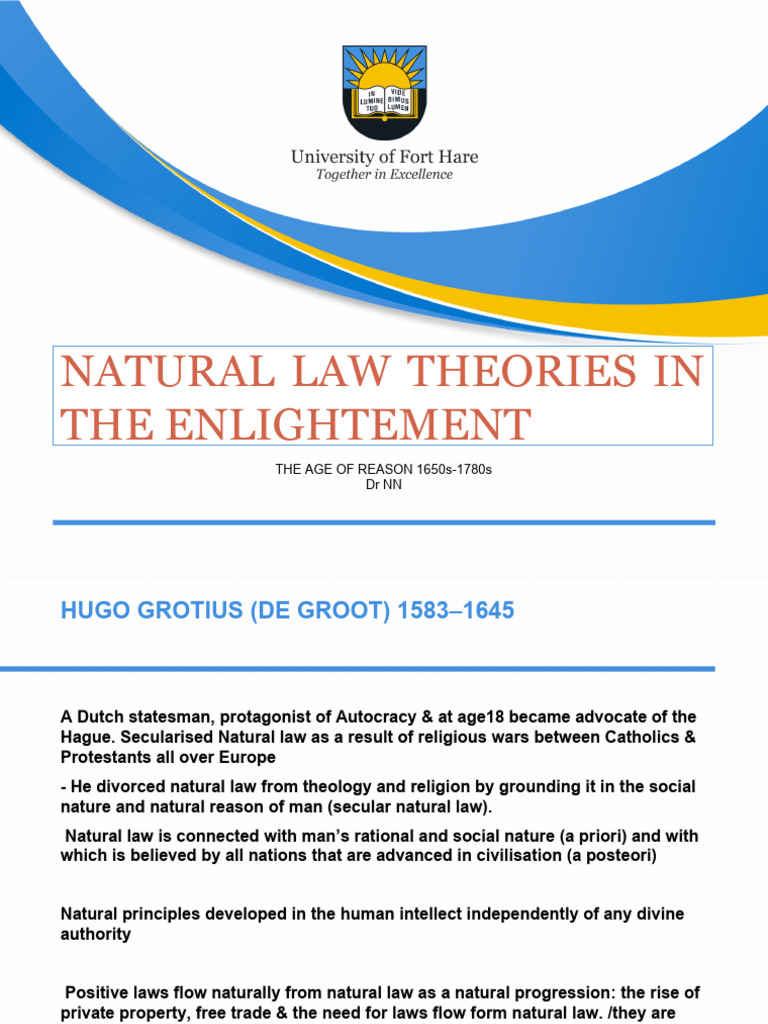 Natural Law Theories NN Cont | PDF | Natural Law | Social Contract
