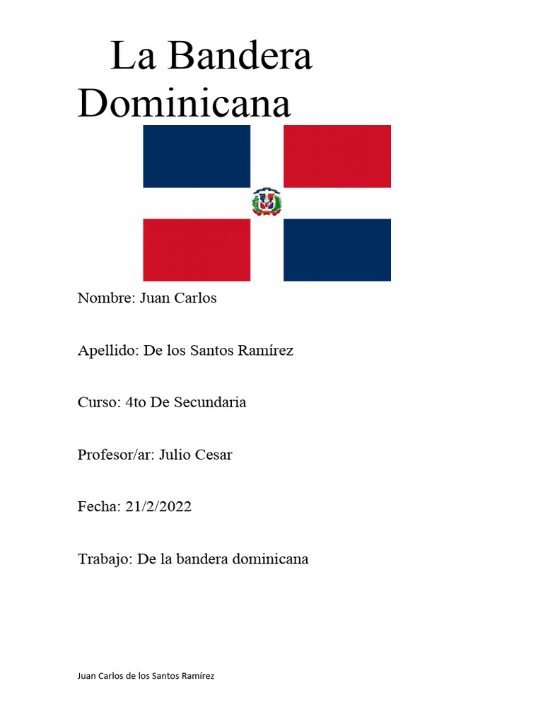 Dia de La Bandera | PDF | Los símbolos | Bandera