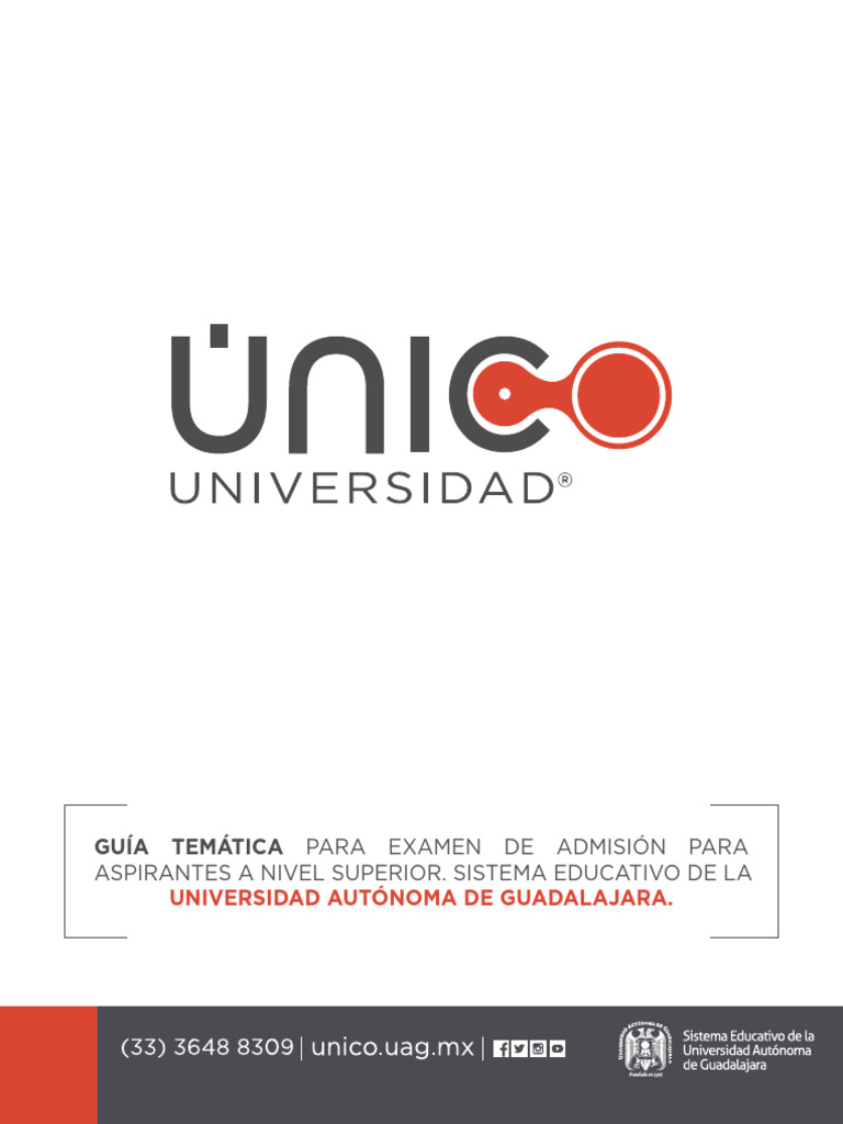 Guia Tematica Examen UNICO Universidad | PDF | Matemáticas | Biología