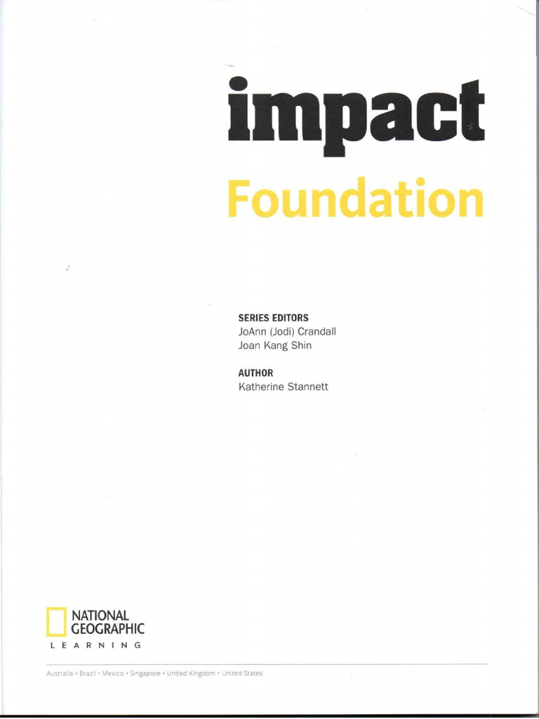 Impact Foundation B STS Book | PDF